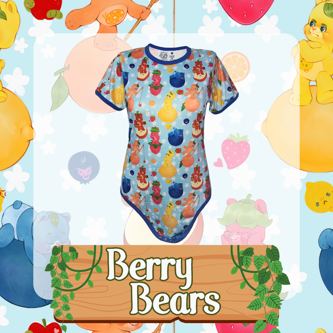 Adult Baby Onesie | Berry Bears Onesie | Crinkle Kit