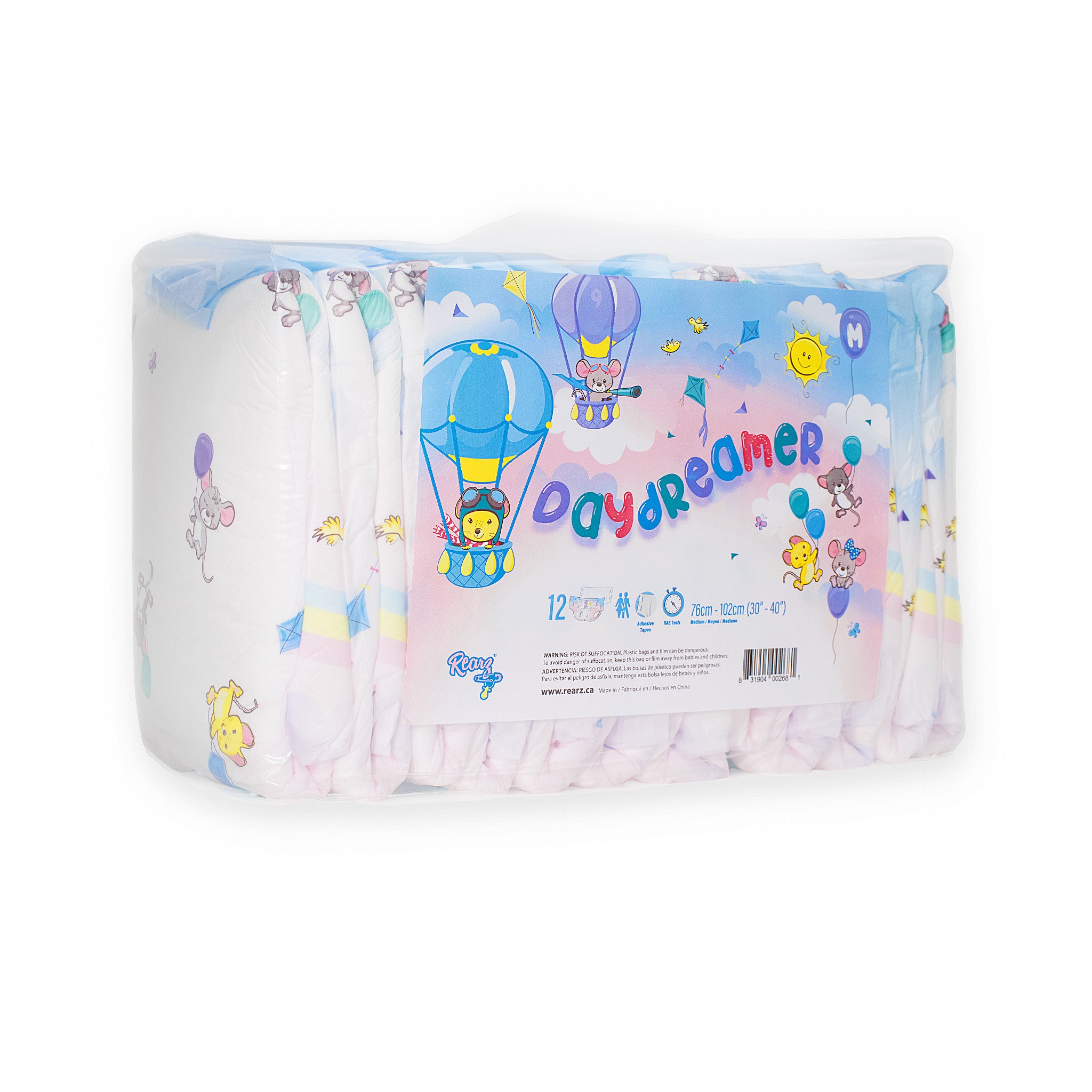 Rearz Daydreamer Adult Diapers | Crinkle Kit