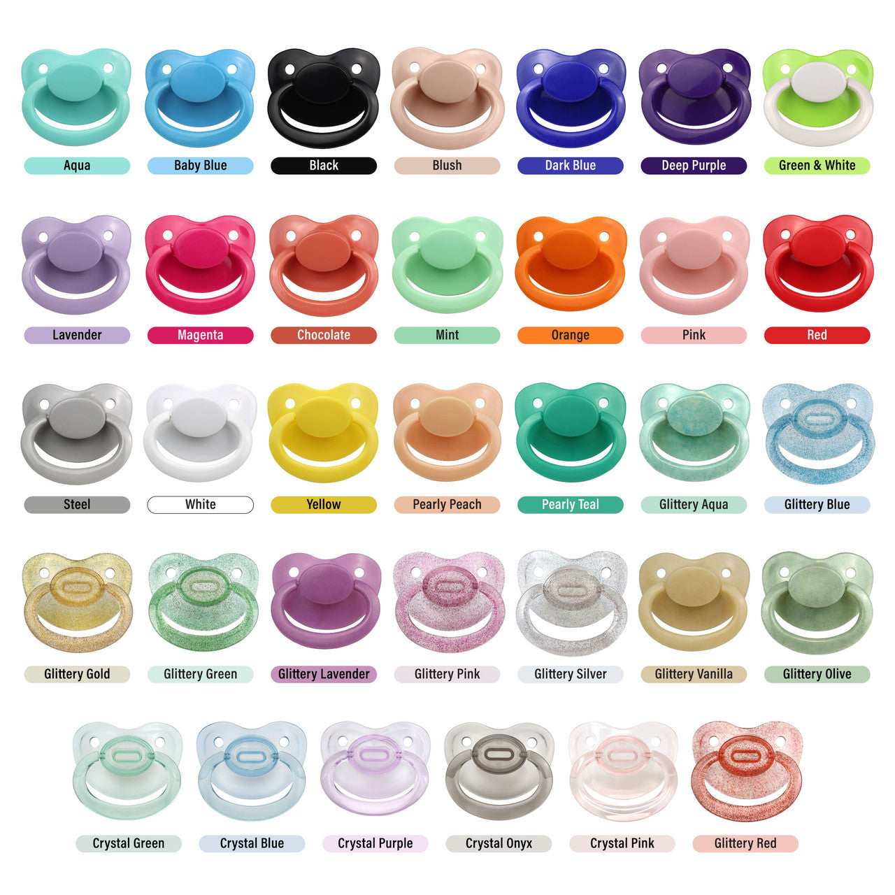 Adult Size 6 Pacifier – Crinkle Kit